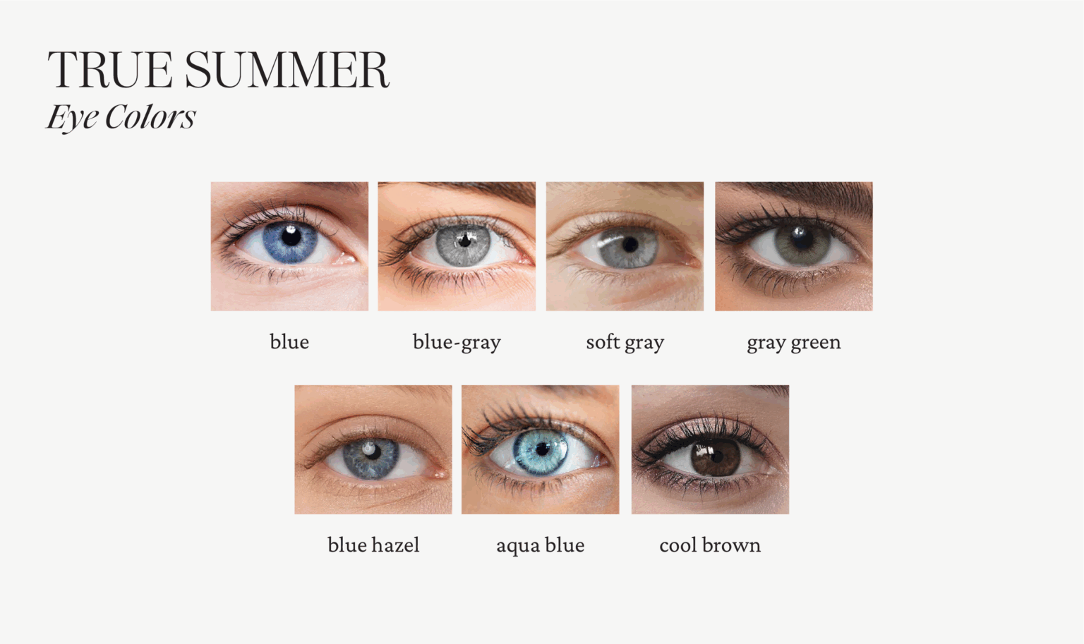 Seasonal Color Analysis Summer Palettes: The Ultimate Guide | The Navy ...